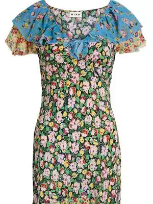 Rixo Benoite Floral-print Midi Dress
