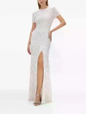 Rachel Gilbert Short Sleeve Evening Dresses