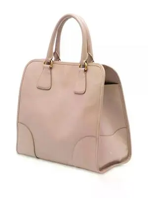 Prada Saffiano Lux Shopping Tote - Pink