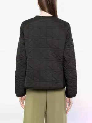 Karl Lagerfeld Logo-embroidered Quilted Jacket