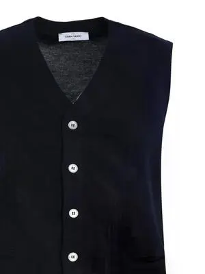 GRAN SASSO V-neck Button Vest