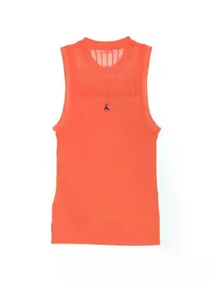 Patrizia Pepe Sleeveless Knit Tank Top - Orange