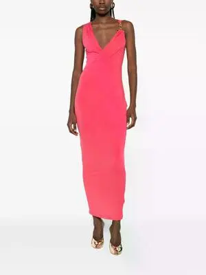 Balmain Draped Sleeveless Dress