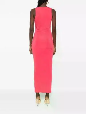 Balmain Draped Sleeveless Dress