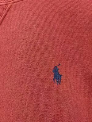 Polo Ralph Lauren Embroidered Logo Crew-neck Sweatshirt - Red