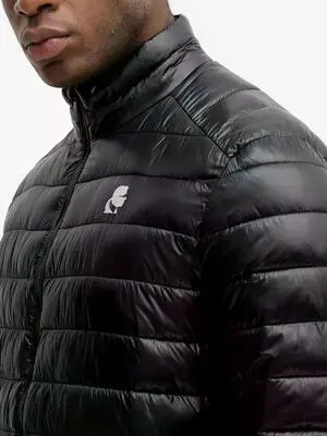 Karl Lagerfeld Logo Zip-up Padded Jacket