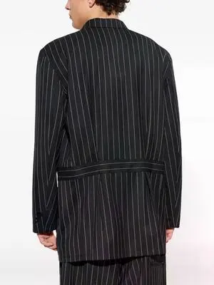 Y3 Striped Buttoned Jacket