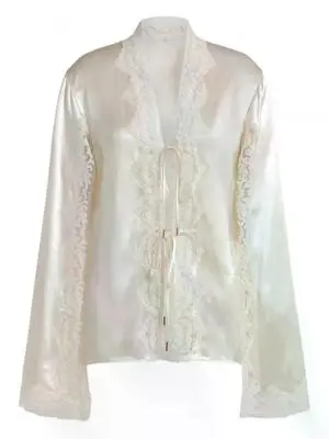 Alberta Ferretti Lace Blouses