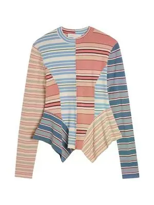 Zimmermann Striped Panelled Top
