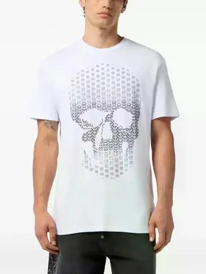 Philipp Plein Round-neck Skull-detail T-shirt - White