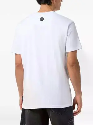 Philipp Plein Round-neck Skull-detail T-shirt - White