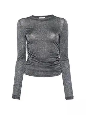 Patrizia Pepe Long-sleeve Draping Top