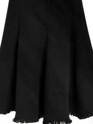 Gabriela Hearst Fringed A-line Midi Skirt