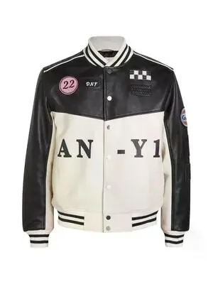 AN-Y1 Patches Bomber Jacket - Neutrals