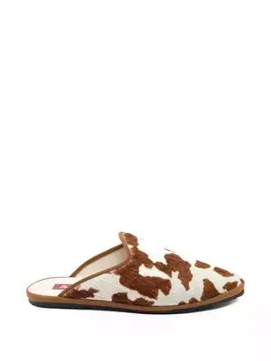 GONDOLINA Cow-print Mules