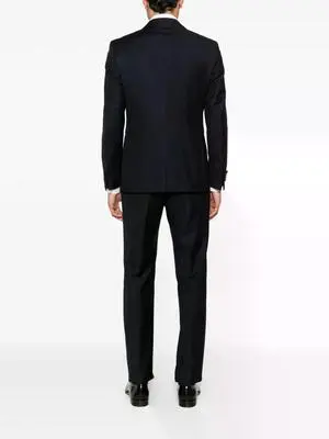 Tagliatore Satin-trim Suit