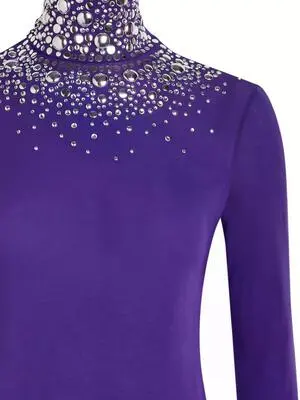 Rabanne Embellished Roll-neck Top