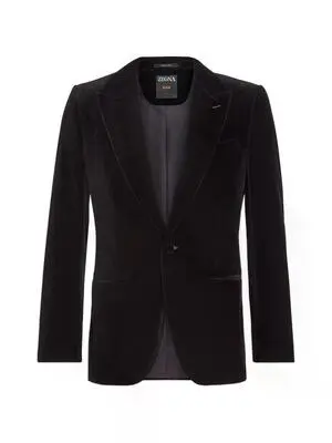 Zegna Cotton Buttoned Blazer