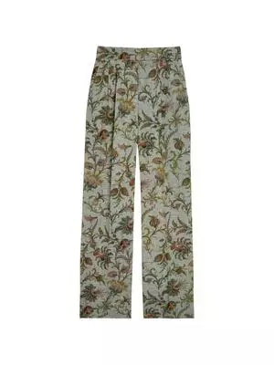 Etro Floral-print Trousers