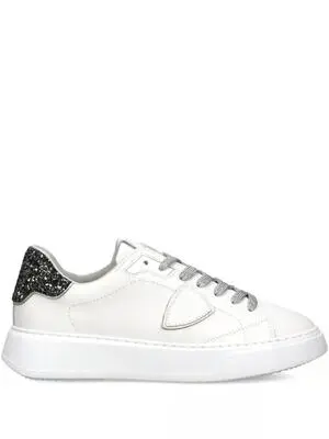 Philippe Model Temple Round-toe Sneakers - White