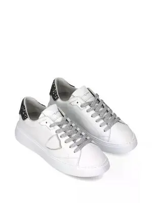 Philippe Model Temple Round-toe Sneakers - White