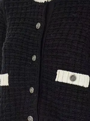Liu Jo Trimmed Buttoned Cardigan