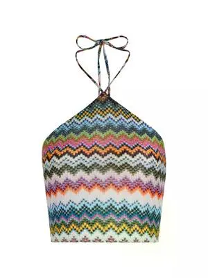 Missoni Pixel-effect Zigzag Pattern Top