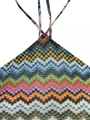 Missoni Pixel-effect Zigzag Pattern Top