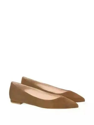 GIANVITO ROSSI Pointed-toe Ballet Flats