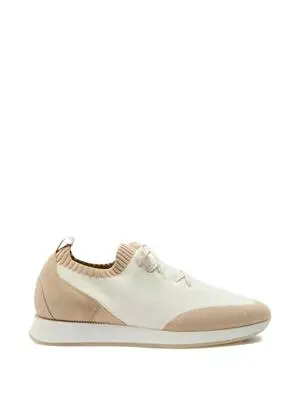 AURELIEN Active Knit Lace-up Sneakers - Neutrals