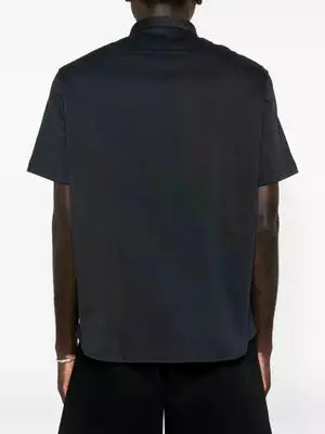 BOSS Regular Fit Shirt In Wrinkle-resistant Cotton Jersey - Blue
