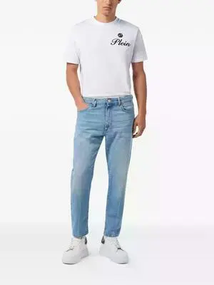 Philipp Plein Appliqué Jeans - Blue