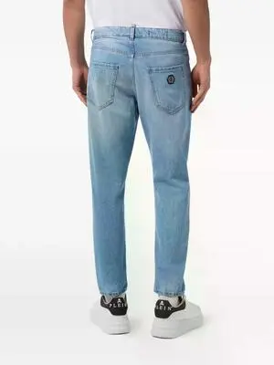 Philipp Plein Appliqué Jeans - Blue