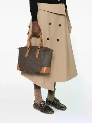 Michael Kors Murphy Monogram Tote Bag - Brown