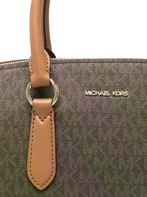 Michael Kors Murphy Monogram Tote Bag - Brown
