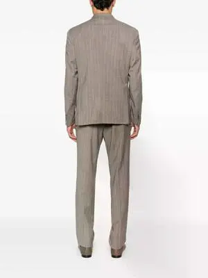 Tagliatore Striped Suit - Neutrals