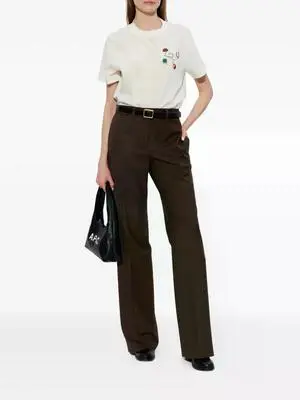 Paul Smith Button Trousers - Brown