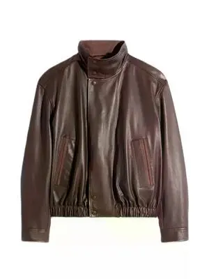 LEMAIRE Leather Bomber Jacket