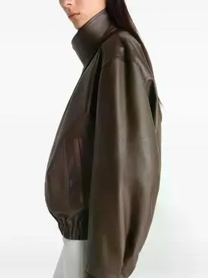 LEMAIRE Leather Bomber Jacket