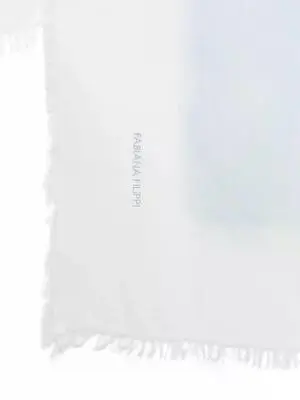 Fabiana Filippi Fringed Scarf - White