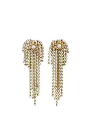 Ulla Johnson Crystal-embellished Chandelier Earrings - Gold