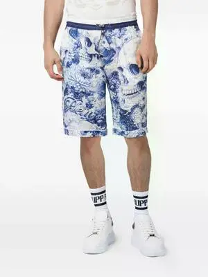 Philipp Plein Printed Bowling Shorts