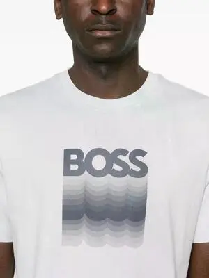BOSS Regular-fit T-shirt In Cotton Jersey - Grey
