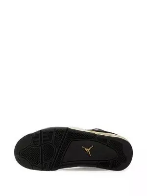 JORDAN Air 4 Logo-detail Sneakers - Black