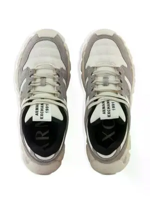 Armani Exchange Striped Pattern Sneakers