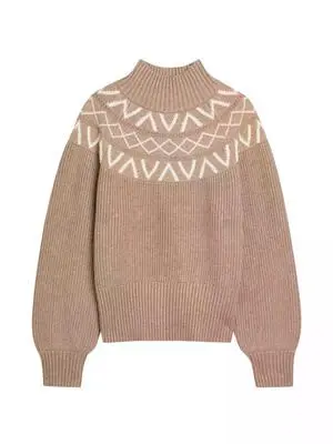Varley Patterned Knitted Sweater