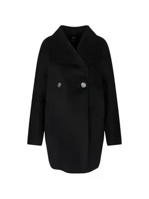 Armani Exchange Double-breasted Buttoned Coat