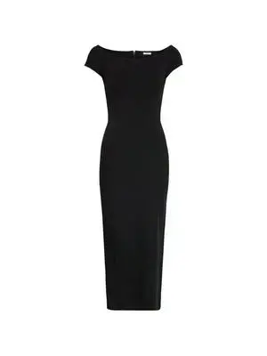 JOSEPH Short-sleeve Midi Dress - Black