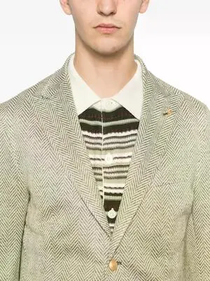 Tagliatore Herringbone-pattern Jacket
