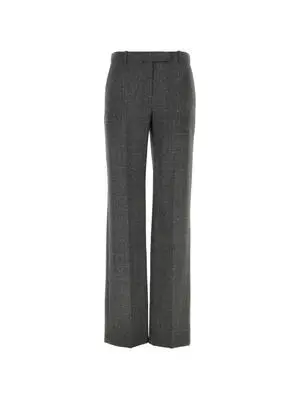 Alexander McQueen Embroidered Wool Trousers